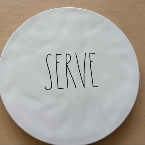 Rae Dunn | Dining | Rae Dunn White Ceramic Serve Turntable Lazy Susan ...
